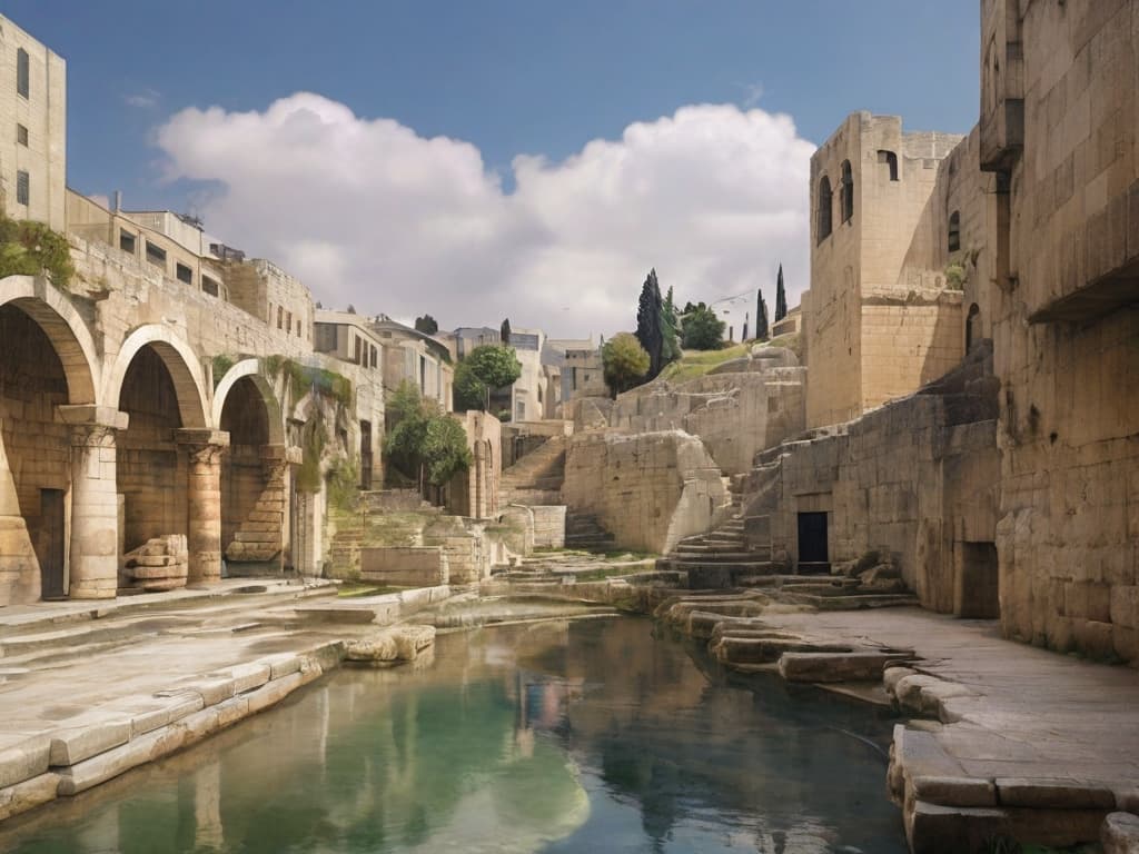 The Pools Of Bethesda Jerusalem Old City