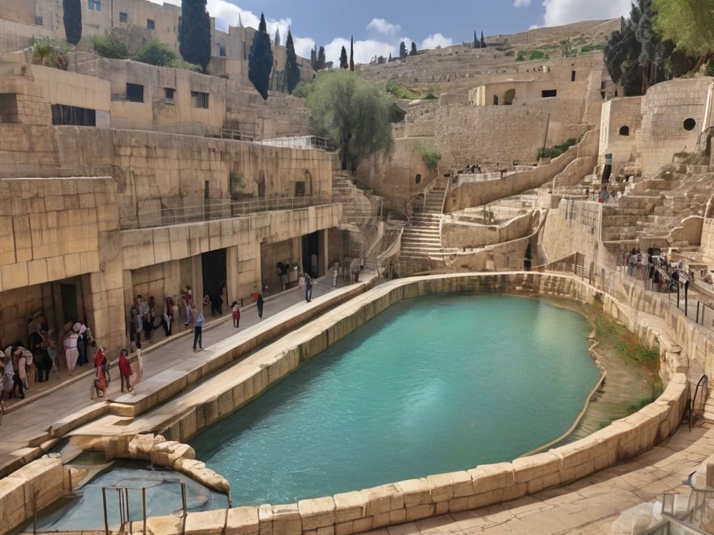 The Pool Of Siloam - City Of David Jerusalem